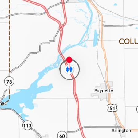 Wisconsin Department of Transportation I-39/90/94 westbound - Poynette ...