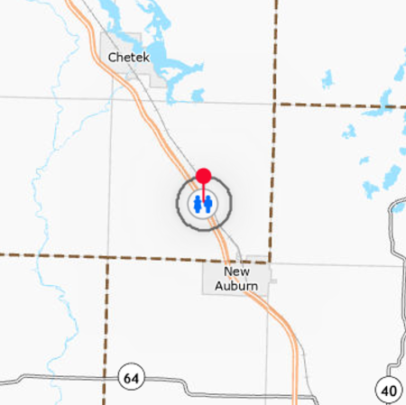 Wisconsin Department of Transportation US 53 southbound - New Auburn ...